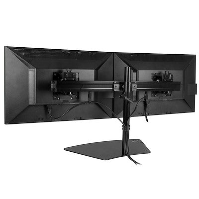 StarTech.com Dual Monitor Mount Supports Monitors 12" to 24 ...
