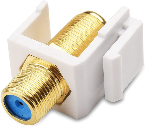 Cable Matters Gold-Plated RG6 Keystone Jack Insert – MobileTech Ltd.